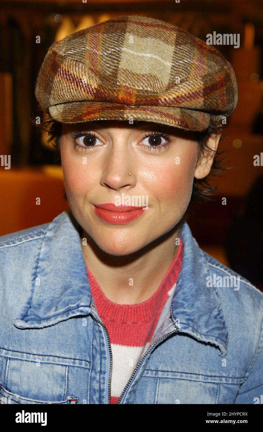 ALYSSA MILANO ATTENDS MISS SIXTY STORE OPENNING IN LOS ANGELES. PICTURE ...