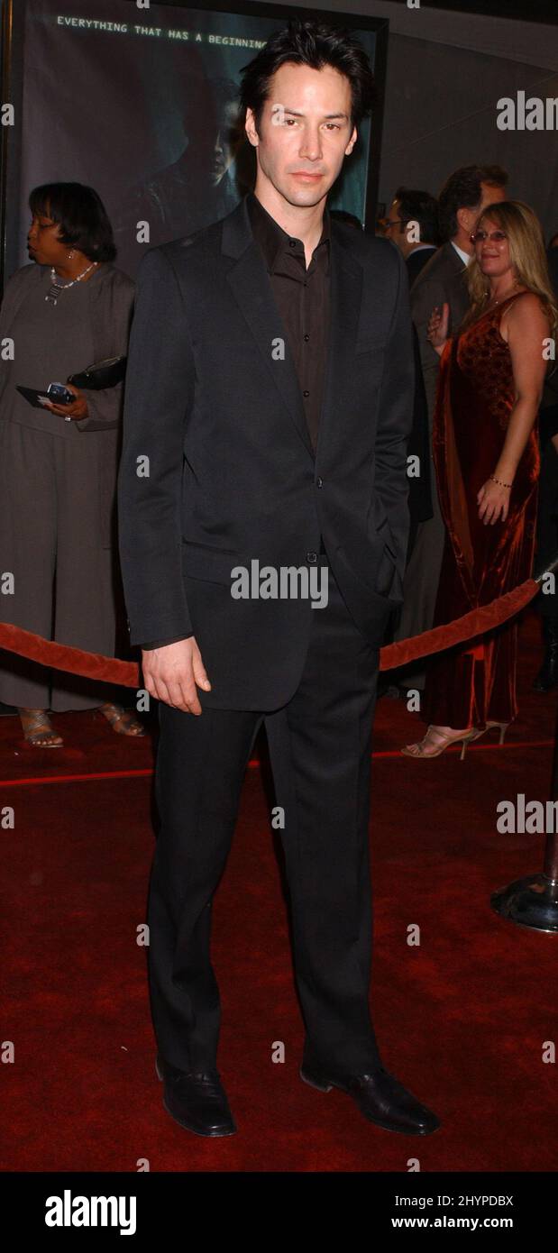 KEANU REEVES ATTENDS THE 'MATRIX REVOLUTIONS' FILM PREMIERE IN ...