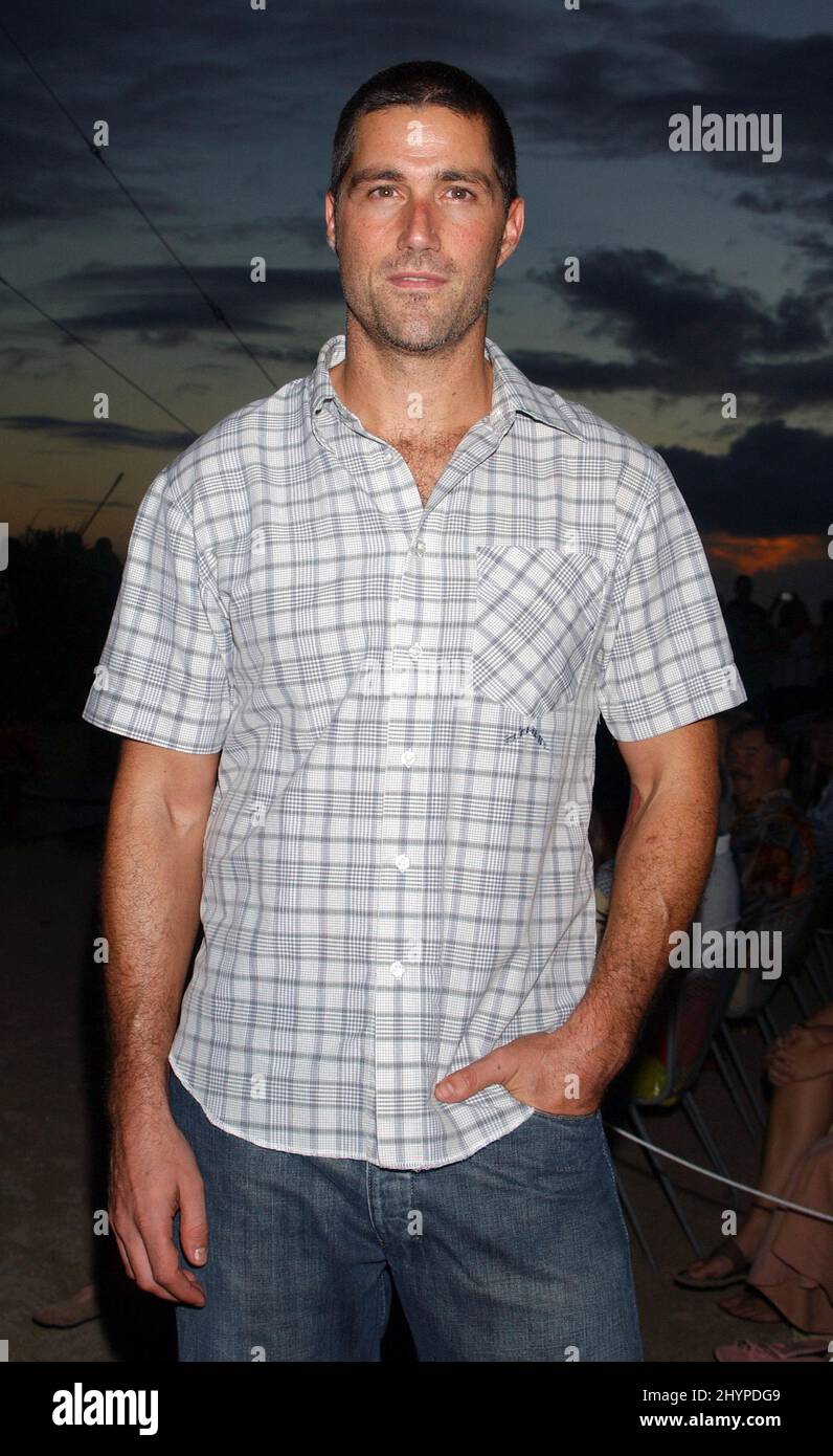 Matthew Fox attends the LOST Season 2 Premiere Party at the Royal ...