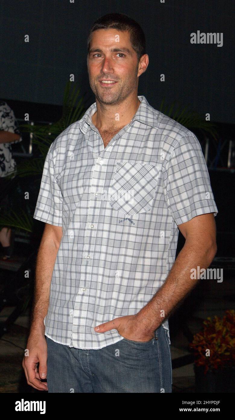Matthew Fox attends the LOST Season 2 Premiere Party at the Royal ...