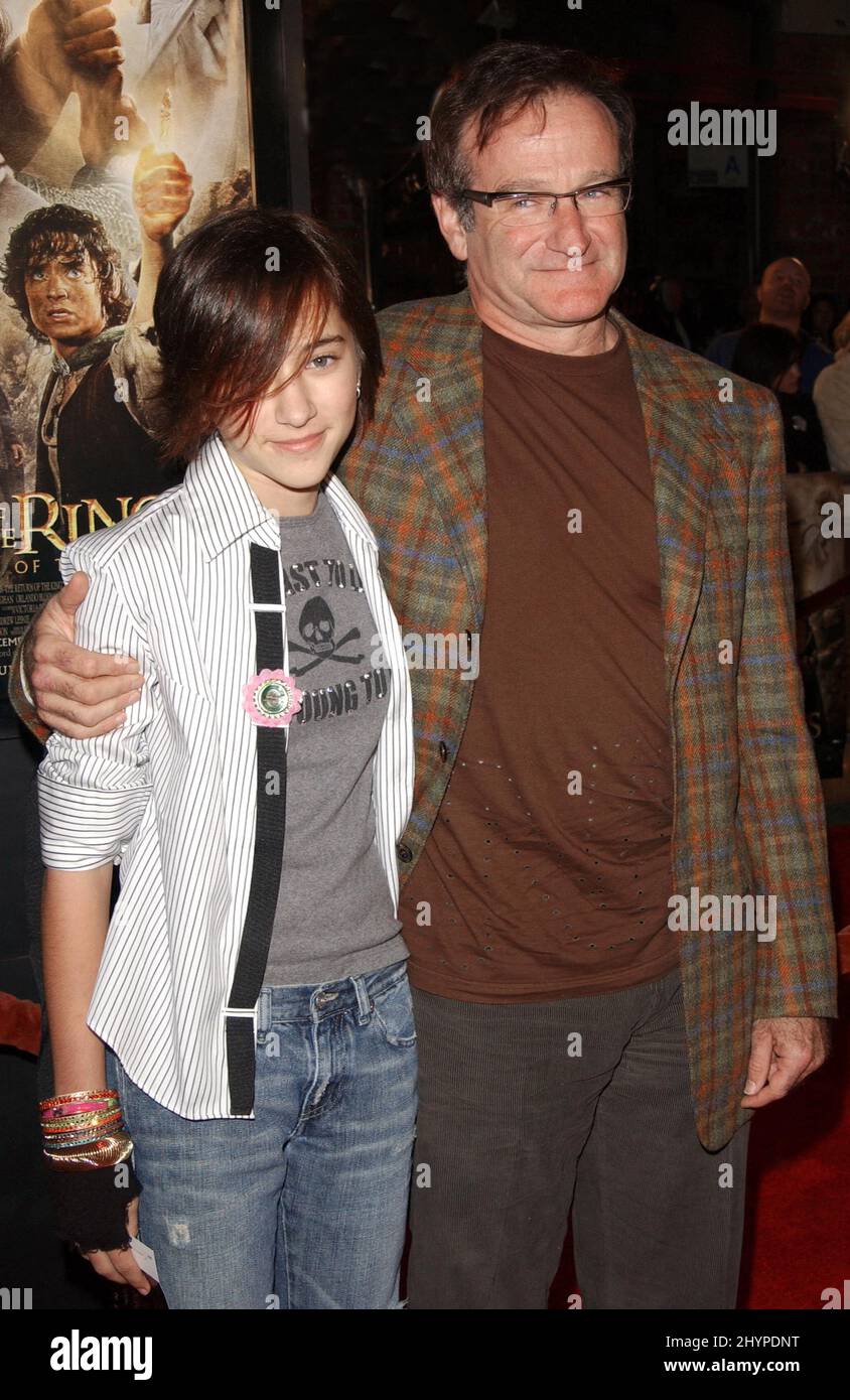 ROBIN WILLIAMS ATTENDS THE 'LORD OF THE RINGS: THE RETURN OF THE KING ...