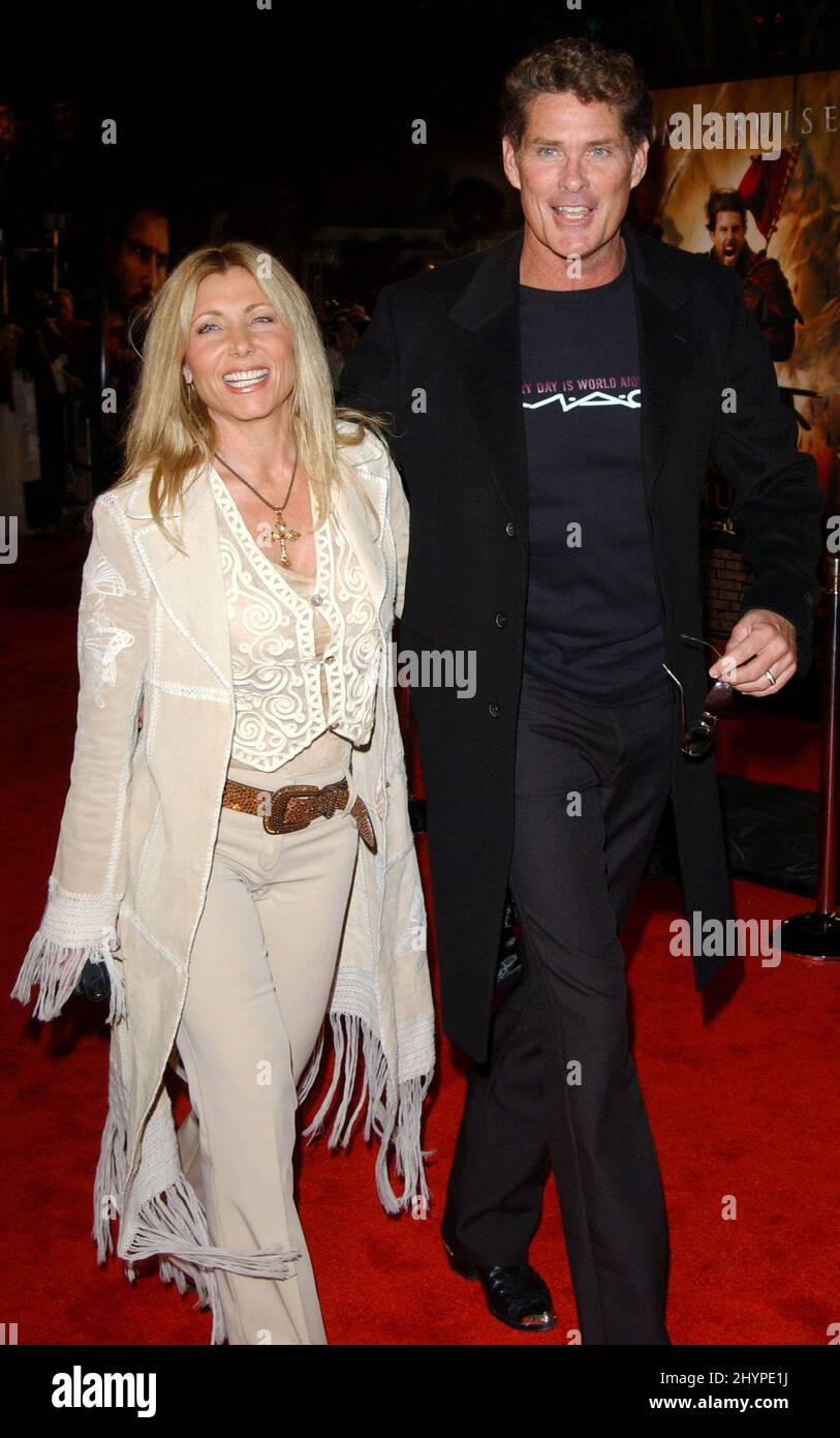 DAVID HASSELHOFF & WIFE ATTEND 'THE LAST SAMURAI' PREMIERE IN WESTWOOD ...