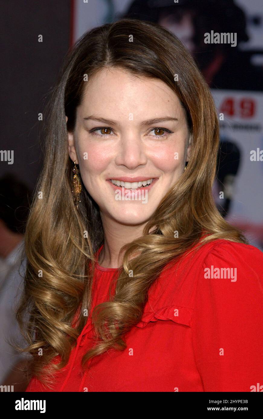 Jacinda Barrett attends the 'Ladder 49 World Premiere in Hollywood. Picture: UK Press Stock ...