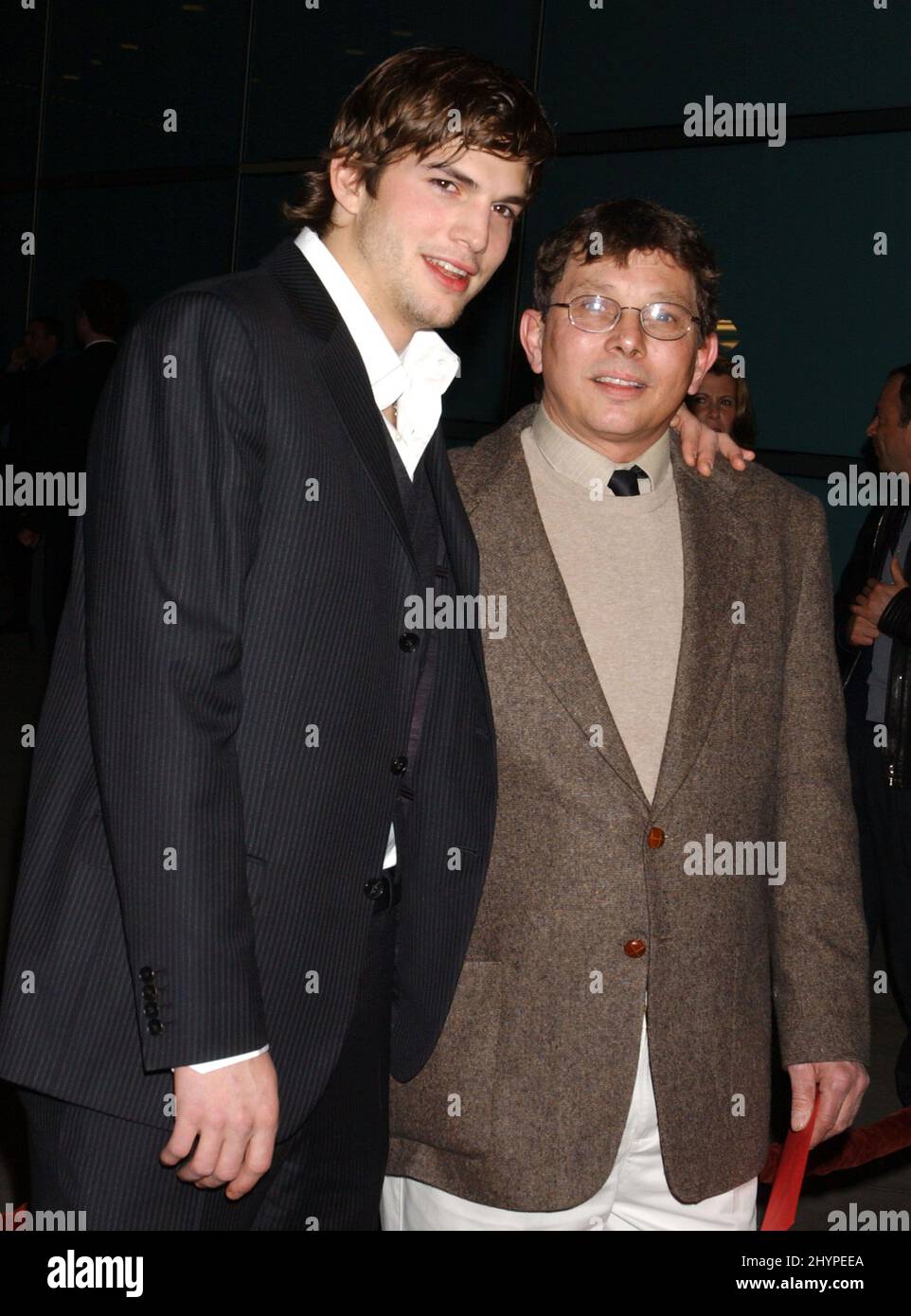 ASHTON KUTCHER & FATHER LARRY ATTEND THE "JUST MARRIED" FILM PREMIERE ...