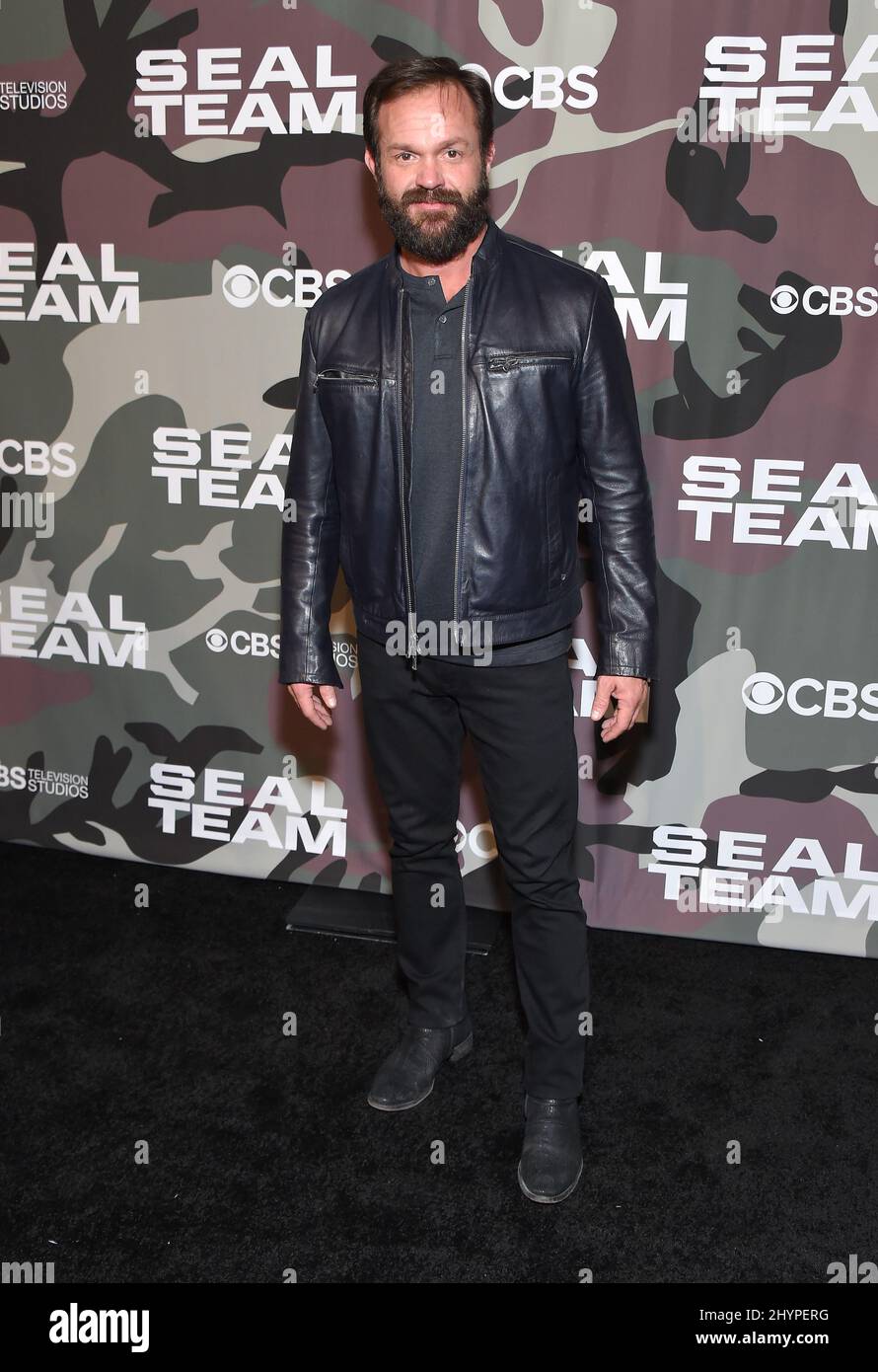 Judd Lormand attending the Seal Team Season 3 Winter Premiere in Los ...