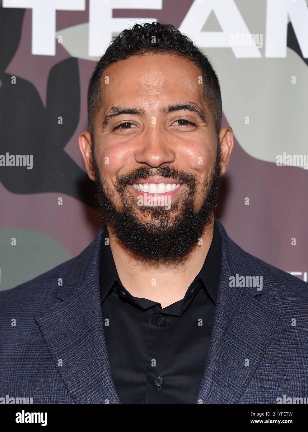 Neil Brown Jr. attending the Seal Team Season 3 Winter Premiere in Los ...