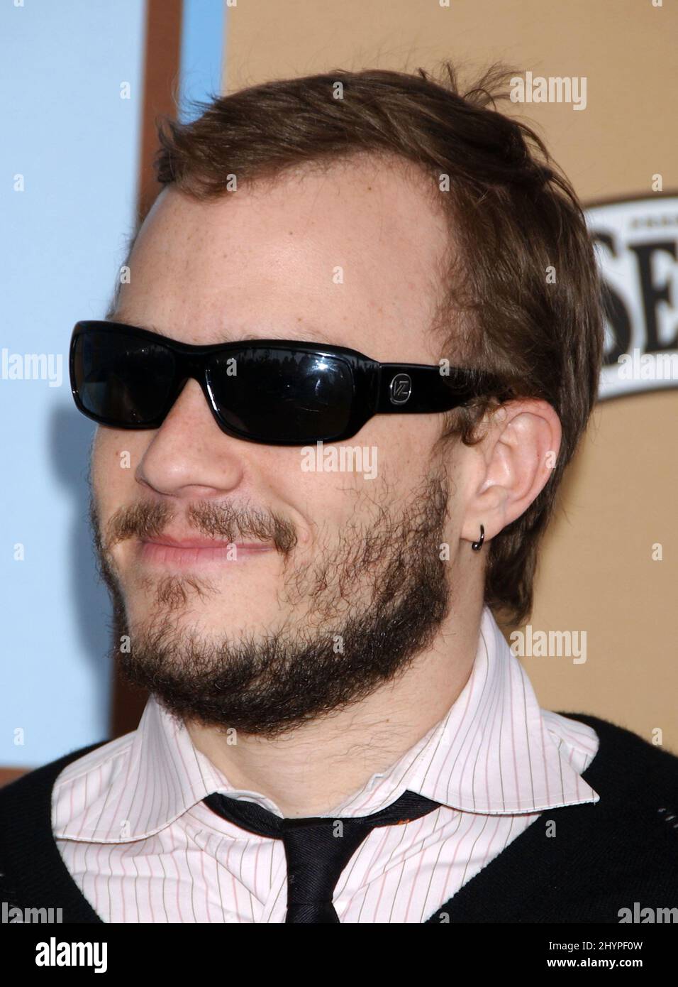 Heath Ledger attends the Independent Spirit Awards 2006 at Santa Monica ...