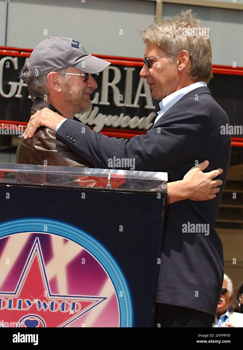 STEVEN SPIELBURG ATTENDS HARRISON FORD'S HOLLYWOOD WALK OF FAME STAR ...