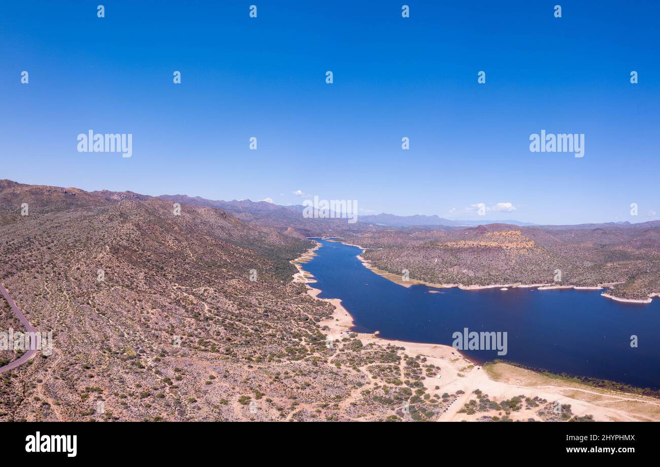 Aerial view bartlett lake hi-res stock photography and images - Alamy
