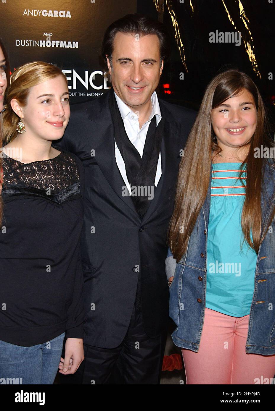 ANDY GARCIA & DAUGHTERS ATTEND THE 'CONFIDENCE' PREMIERE AT THE ACADEMY ...
