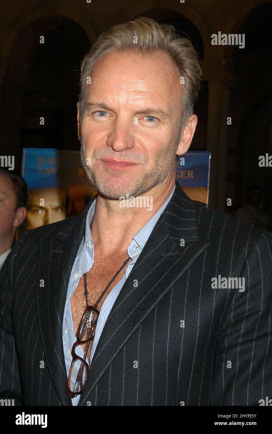 STING ATTENDS THE WORDS AND MUSIC OF 'COLD MOUNTAIN' GALA IN CALIFORNIA ...