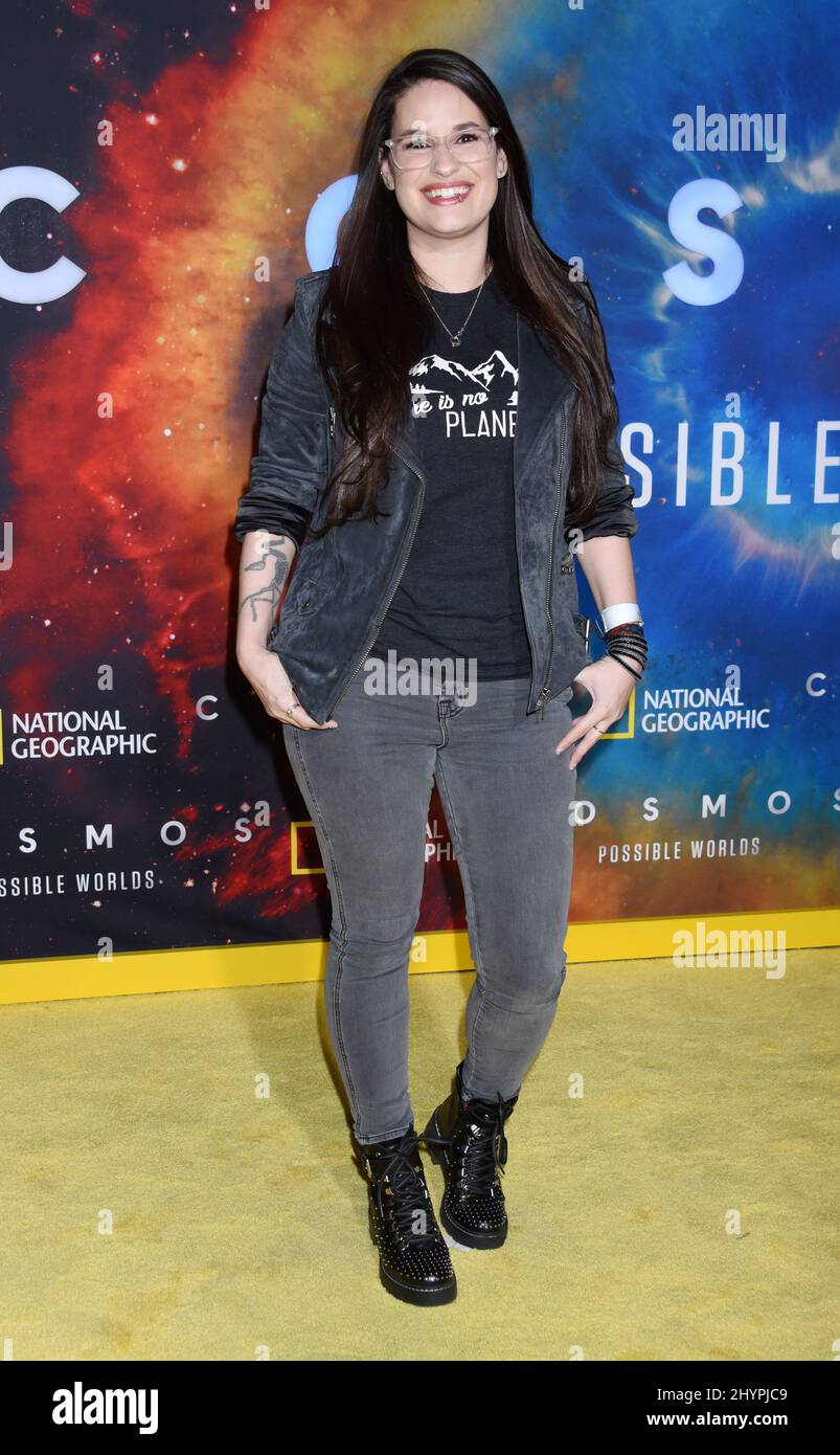 Cara Santa Maria at National Geographic's "Cosmos: Possible Worlds" Los ...