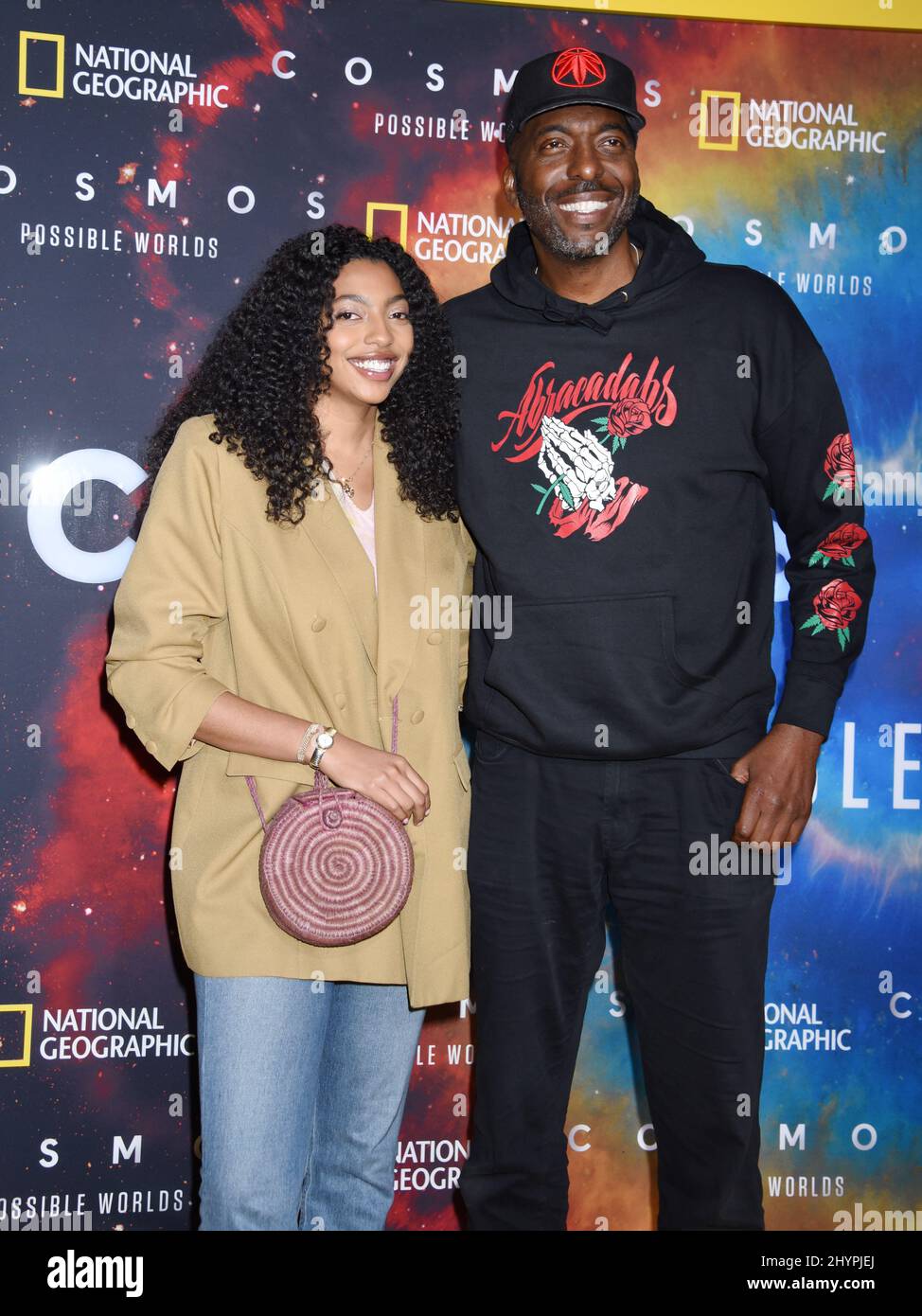 John Salley and Tyla Salley at National Geographic's "Cosmos: Possible ...