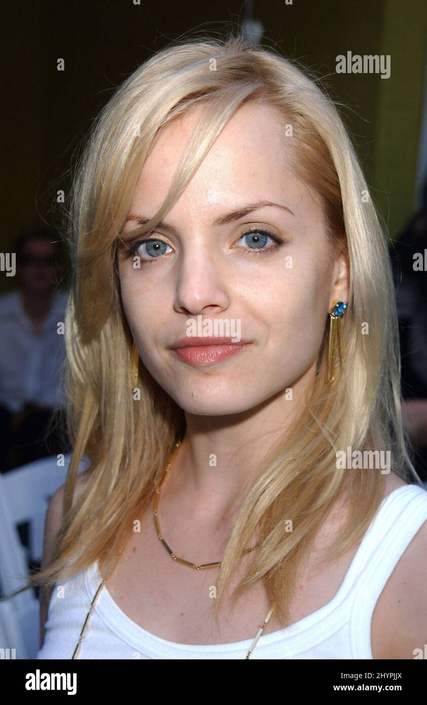 MENA SUVARI ATTENDS THE IMITATION OF CHRIST FALL 2003 SHOW DURING LA ...