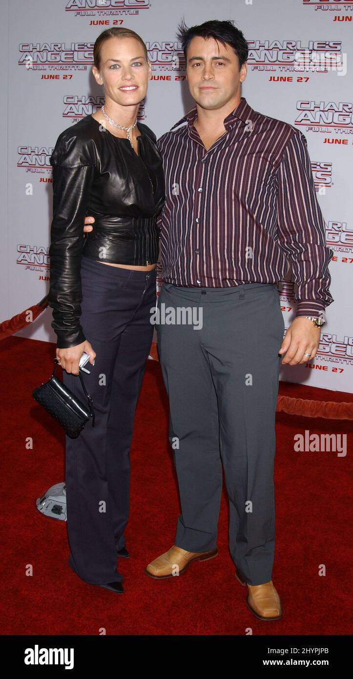 MATT LEBLANC & MELISSA ATTEND THE 'CHARLIES ANGELS: FULL THROTTLE ...