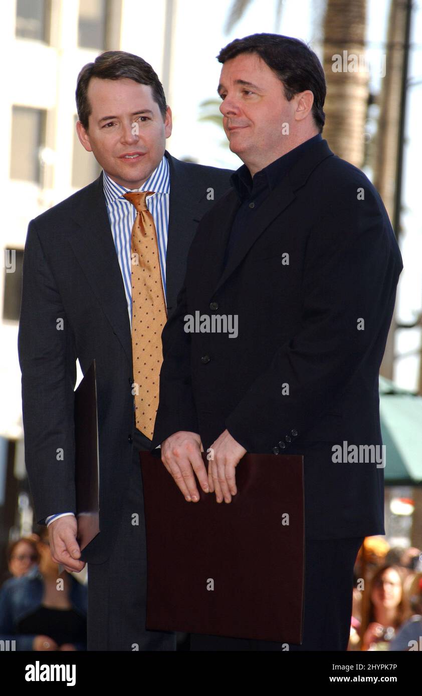 Matthew Broderick & Nathan Lane honoured with double Star Ceremony on ...