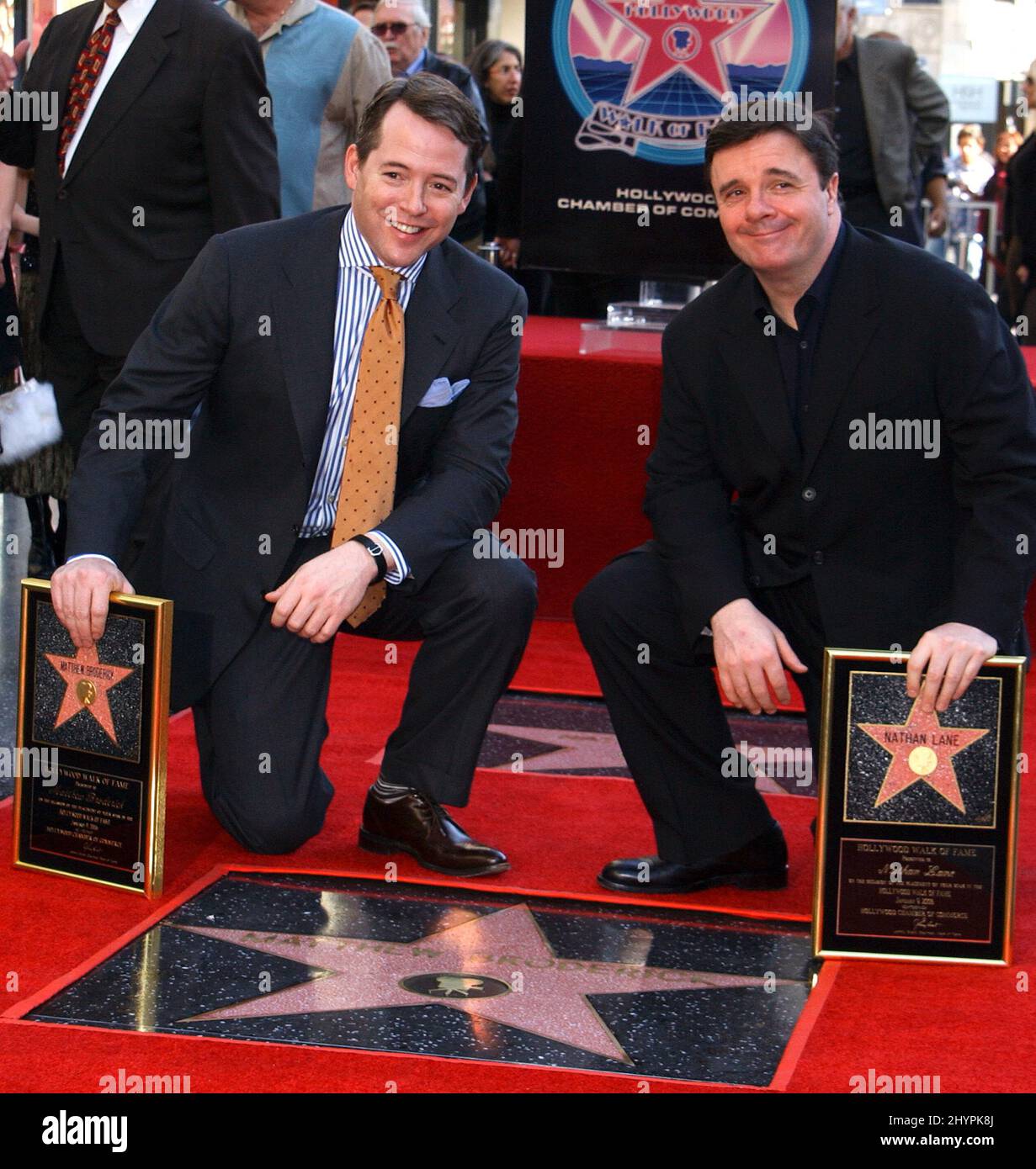 Matthew Broderick & Nathan Lane honoured with double Star Ceremony on ...