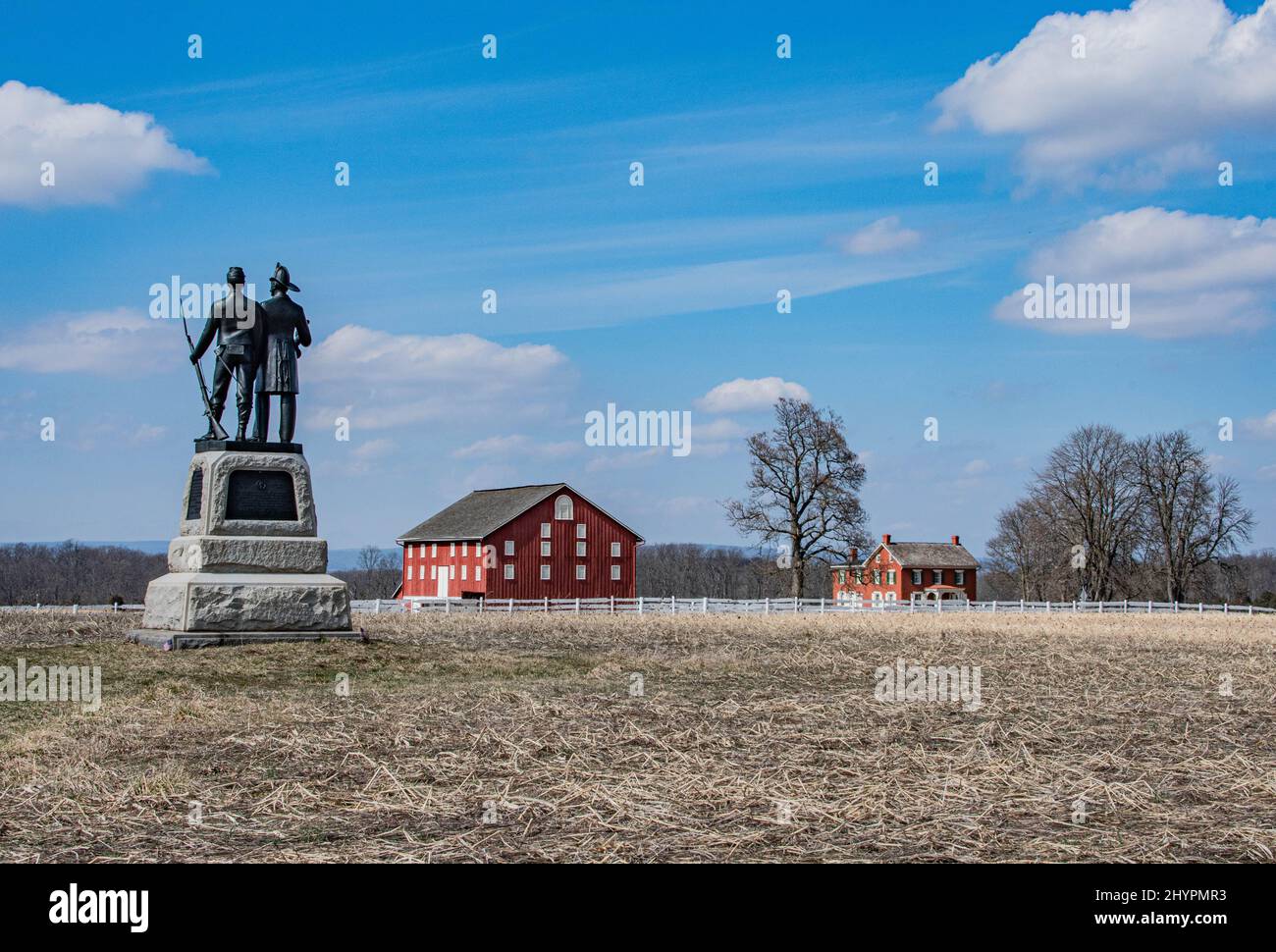 The Sherfy Farm on a Late Winter Day, Gettysburg Nationasl Military ...