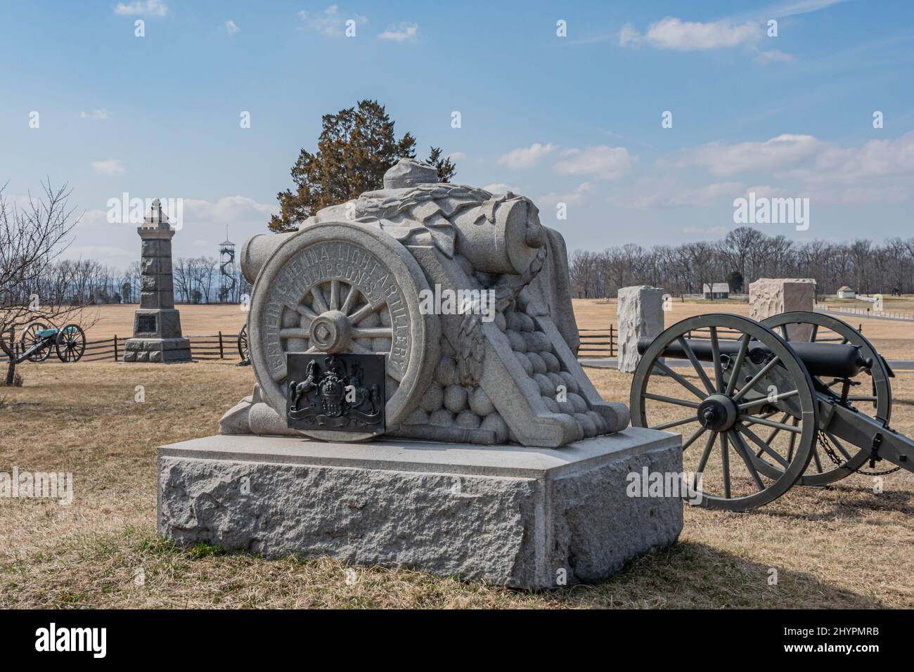 Battery C Pennsylvania Light Artillery Monument, Gettysburg National ...