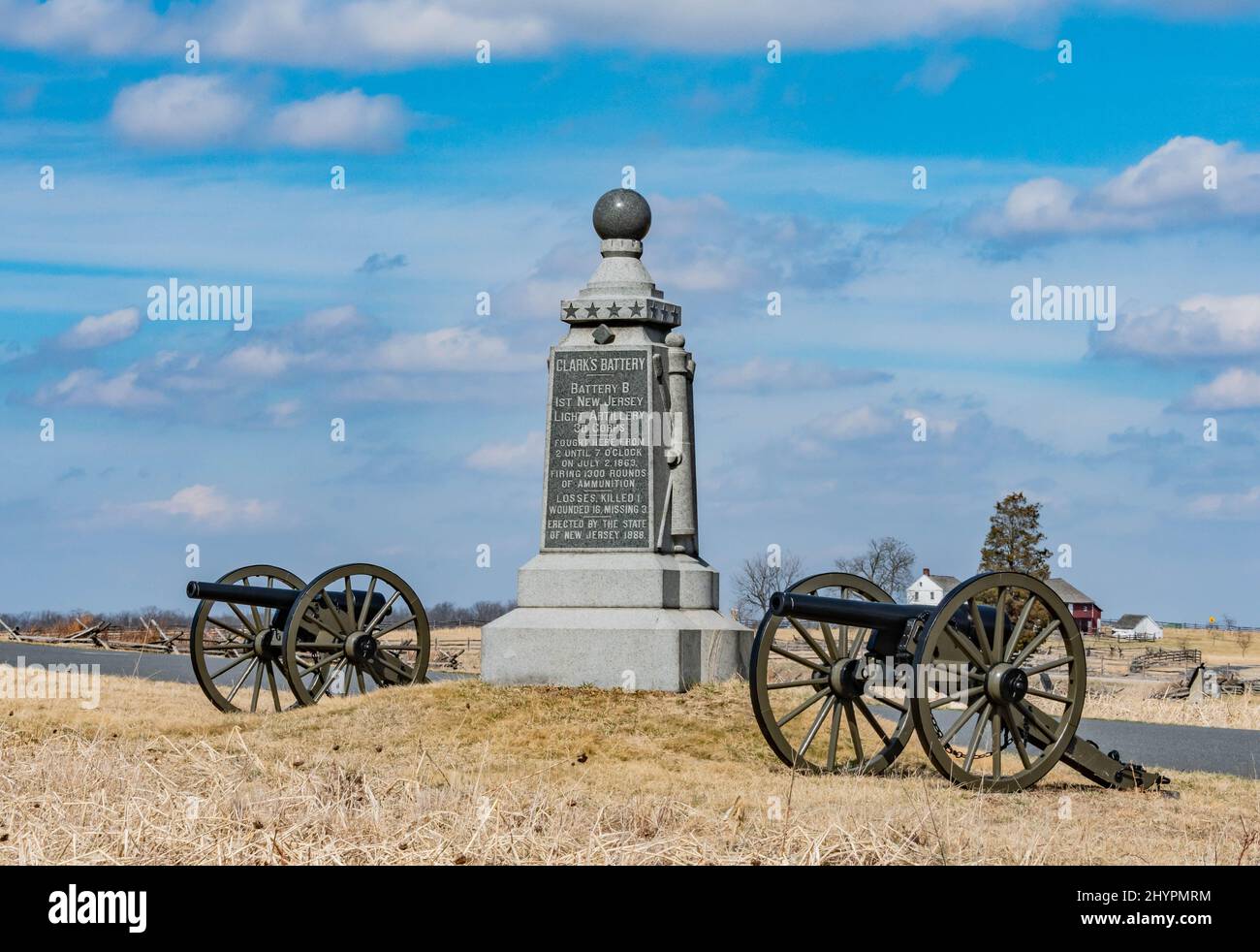 Battery B 1st New Jersey Light Artillery Monument, Gettysburg National ...