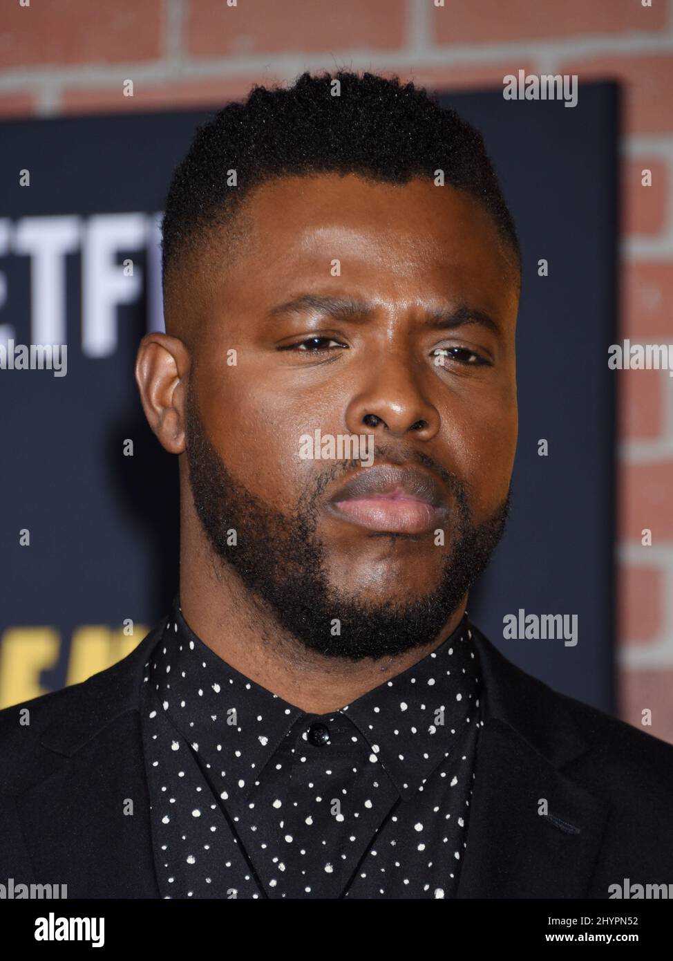 Winston Duke attending the Spenser Confidential Los Angeles Premiere ...