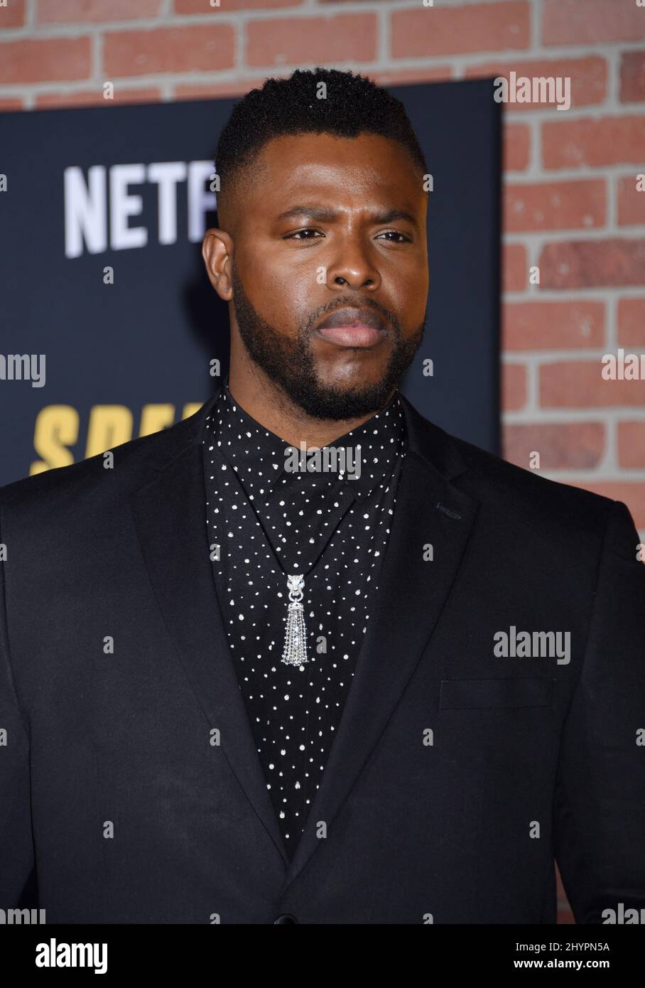 Winston Duke attending the Spenser Confidential Los Angeles Premiere ...