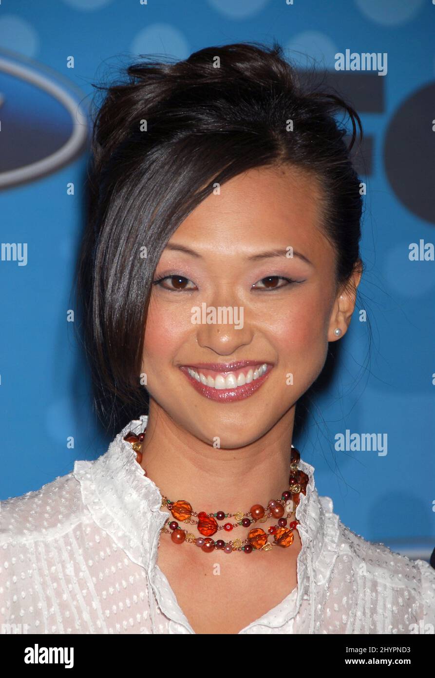 Joy Osmanski attends the American Idol Top 12 Finalists Party in Hollywood. Picture: UK Press ...