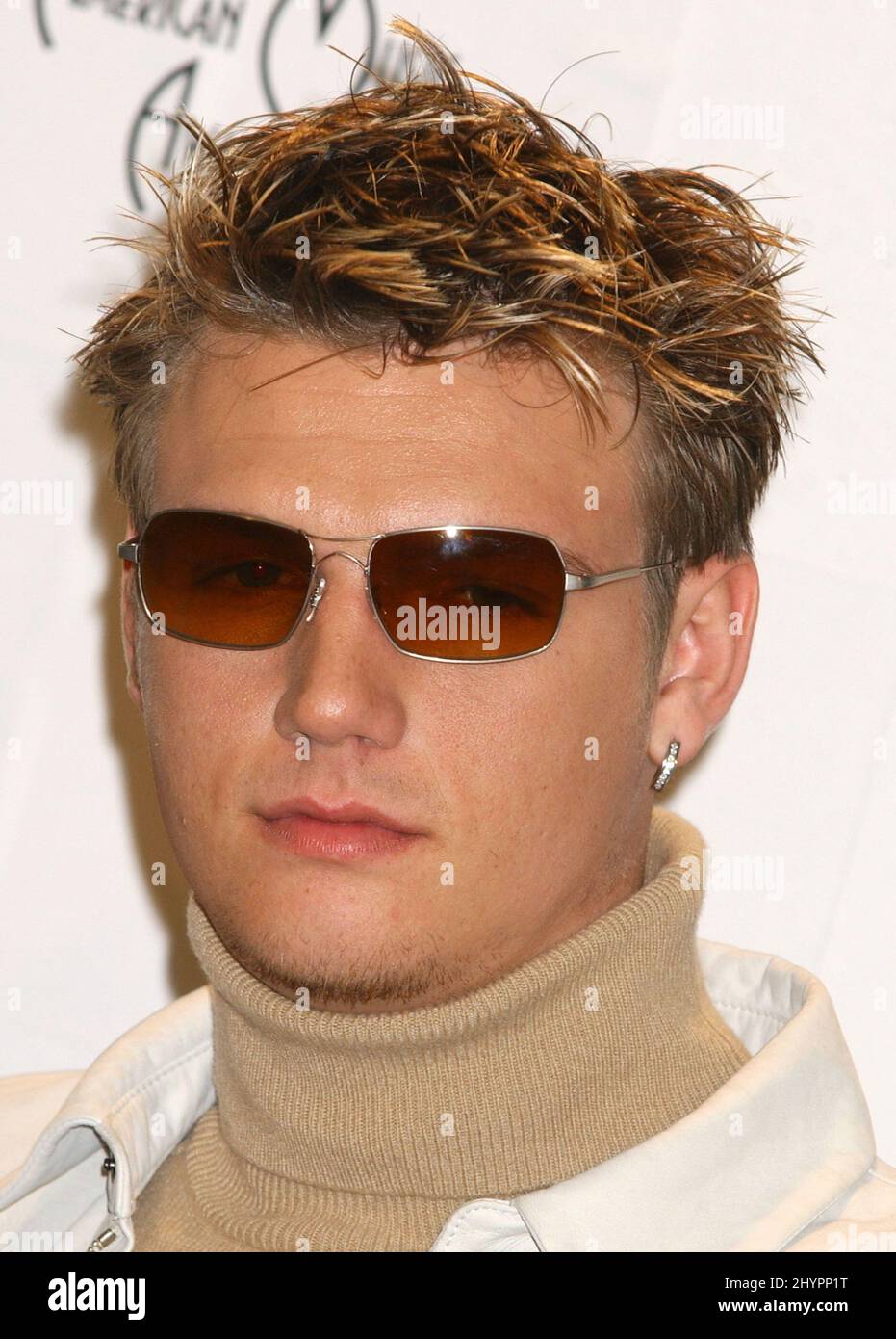 Nick Carter attends the 2002 American Music Awards in Los Angeles ...