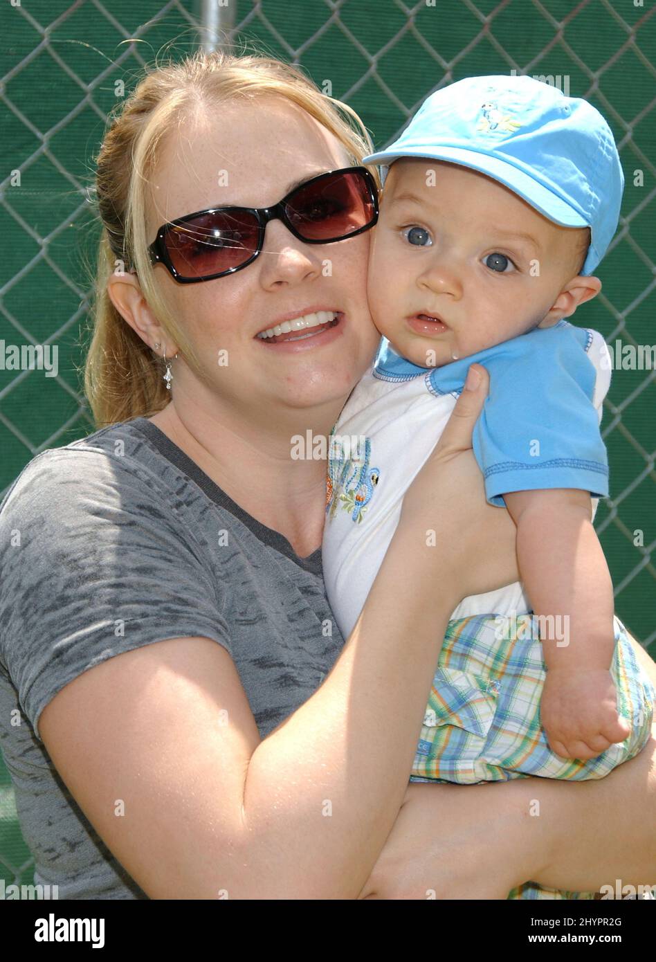 Melissa Joan Hart & son Mason attend the 'A Time For Heroes' Celebrity ...