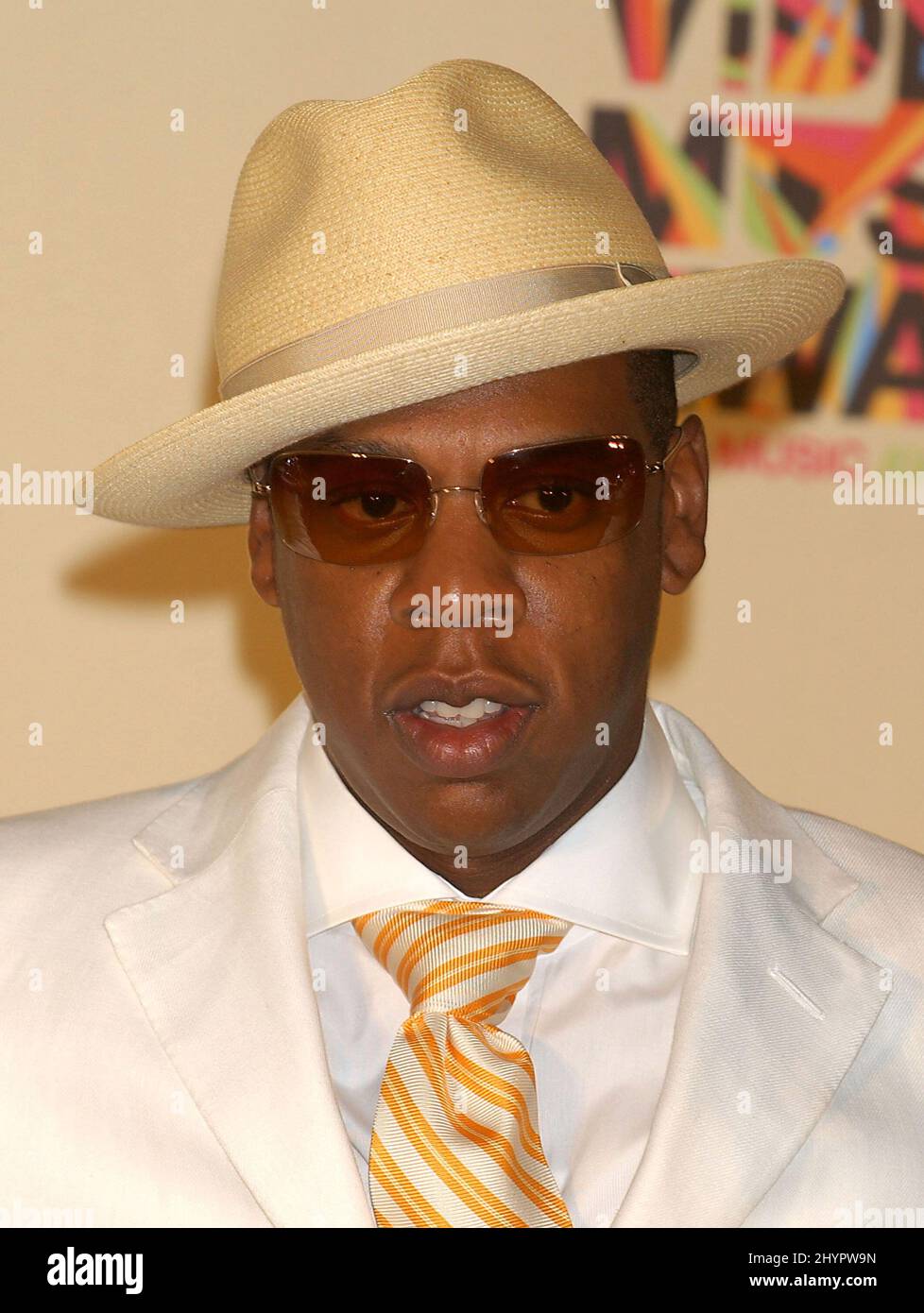 Jay-Z attends the 2004 MTV Music Video Awards in Miami, Florida ...