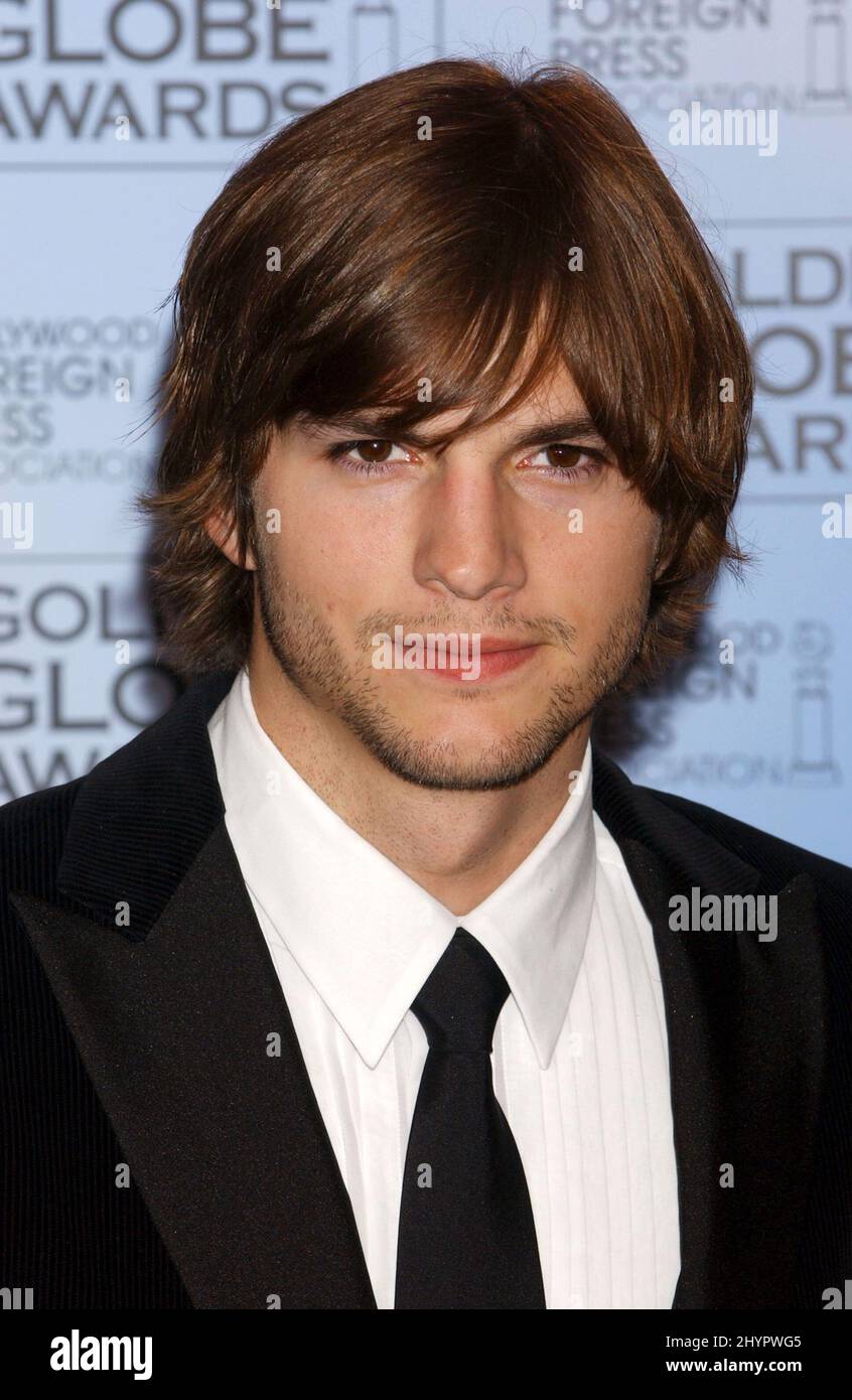 ASHTON KUTCHER ATTENDS THE 61st ANNUAL GOLDEN GLOBE AWARDS IN BEVERLY ...