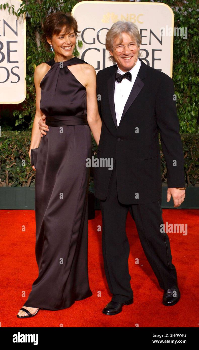 RICHARD GERE & CAREY LOWELL ATTEND THE 61st ANNUAL GOLDEN GLOBE AWARDS ...