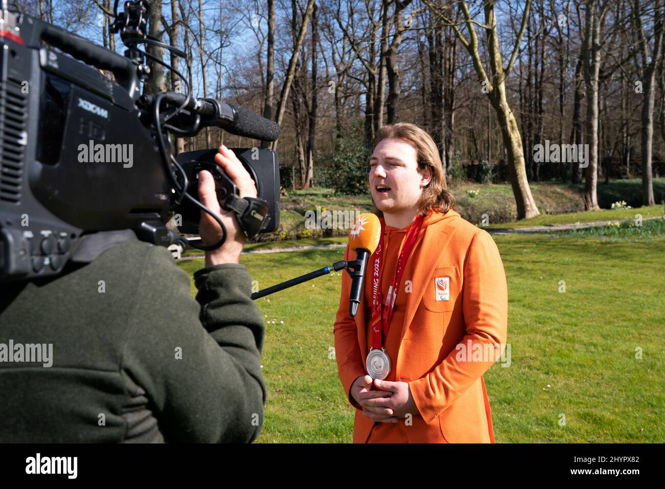 THE HAGUE, NETHERLANDS - MARCH 15: Chris Vos of the Netherlands talks ...