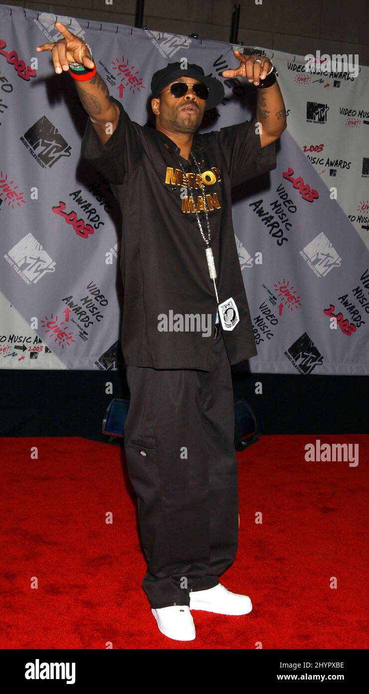 METHOD MAN ATTENDS THE 2003 MTV VIDEO MUSIC AWARDS AT RADIO CITY MUSIC ...