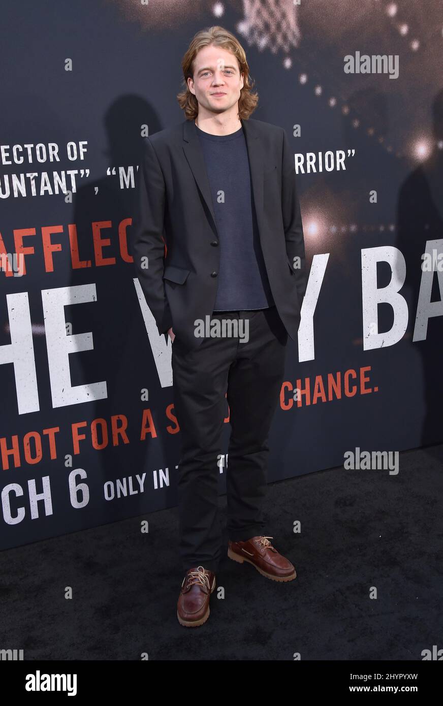 Benjamin Irving arriving to the The Way Back€™ World Premiere at Regal ...