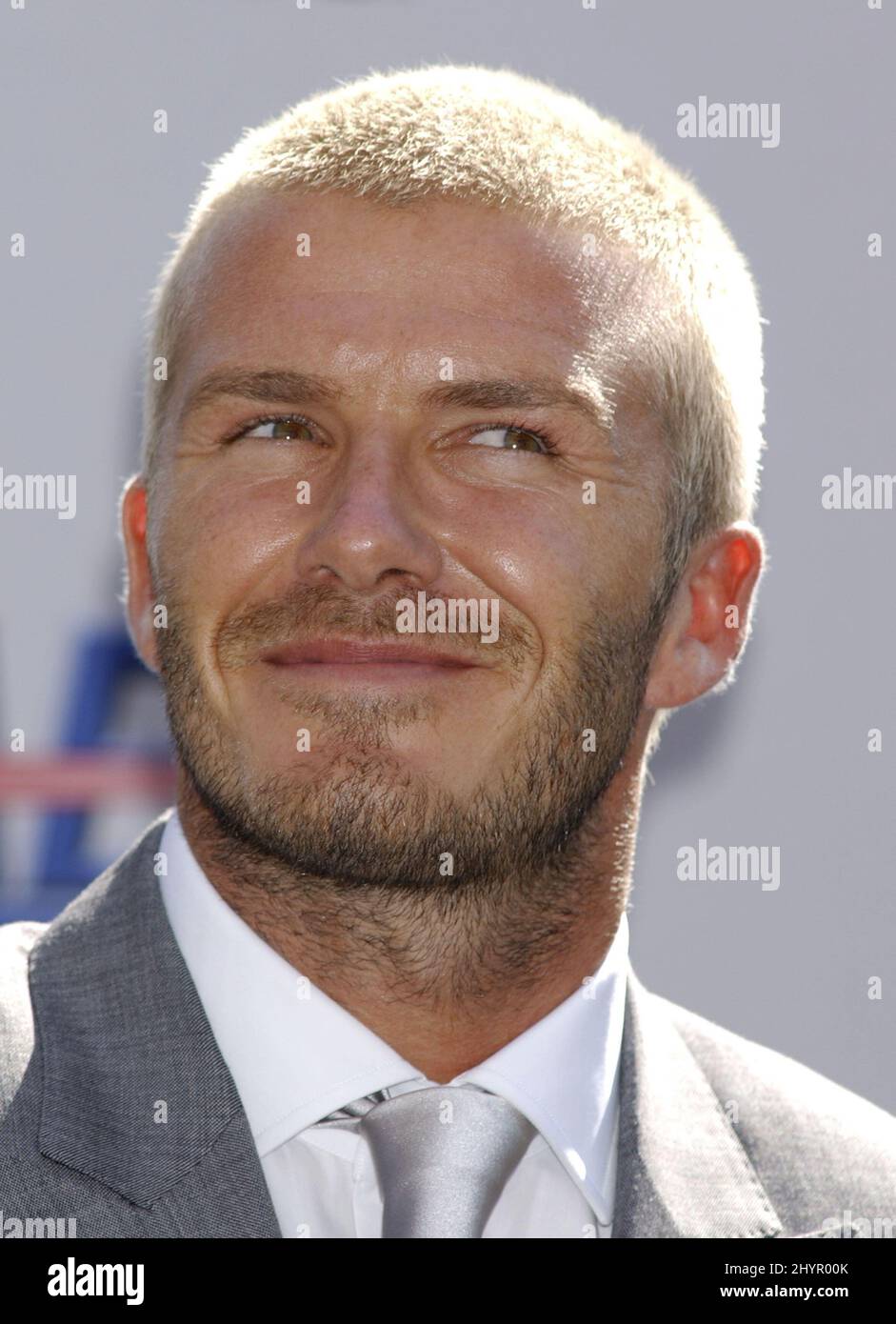 David Beckham Official Presentation By The Los Angeles Galaxy held at the Home Depot Center in ...