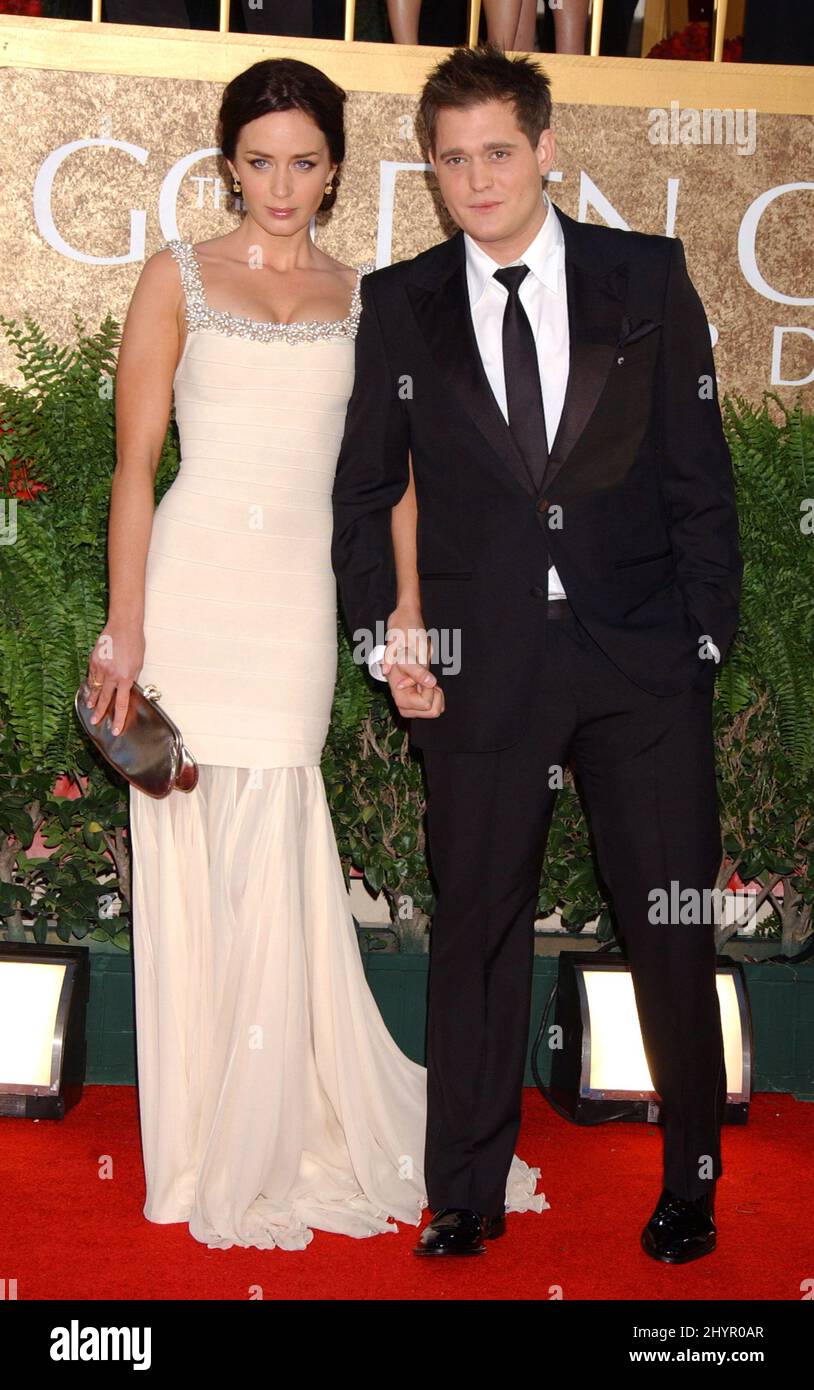 Emily Blunt And Michael Buble Attend The 64th Annual Golden Globe
