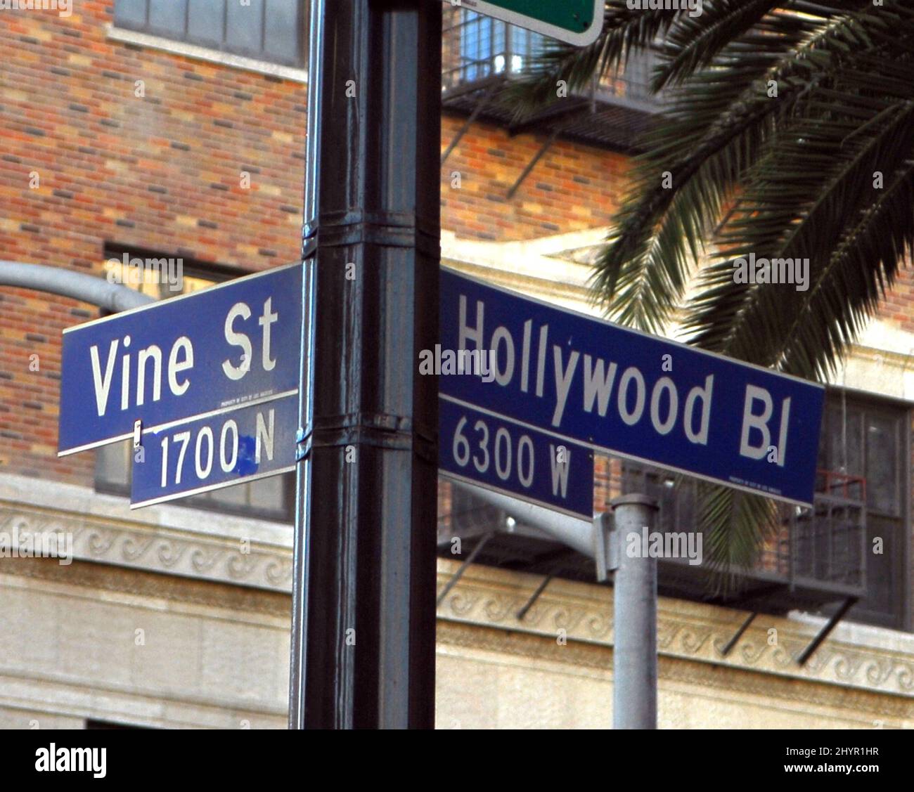 Vine street hollywood hi-res stock photography and images - Alamy
