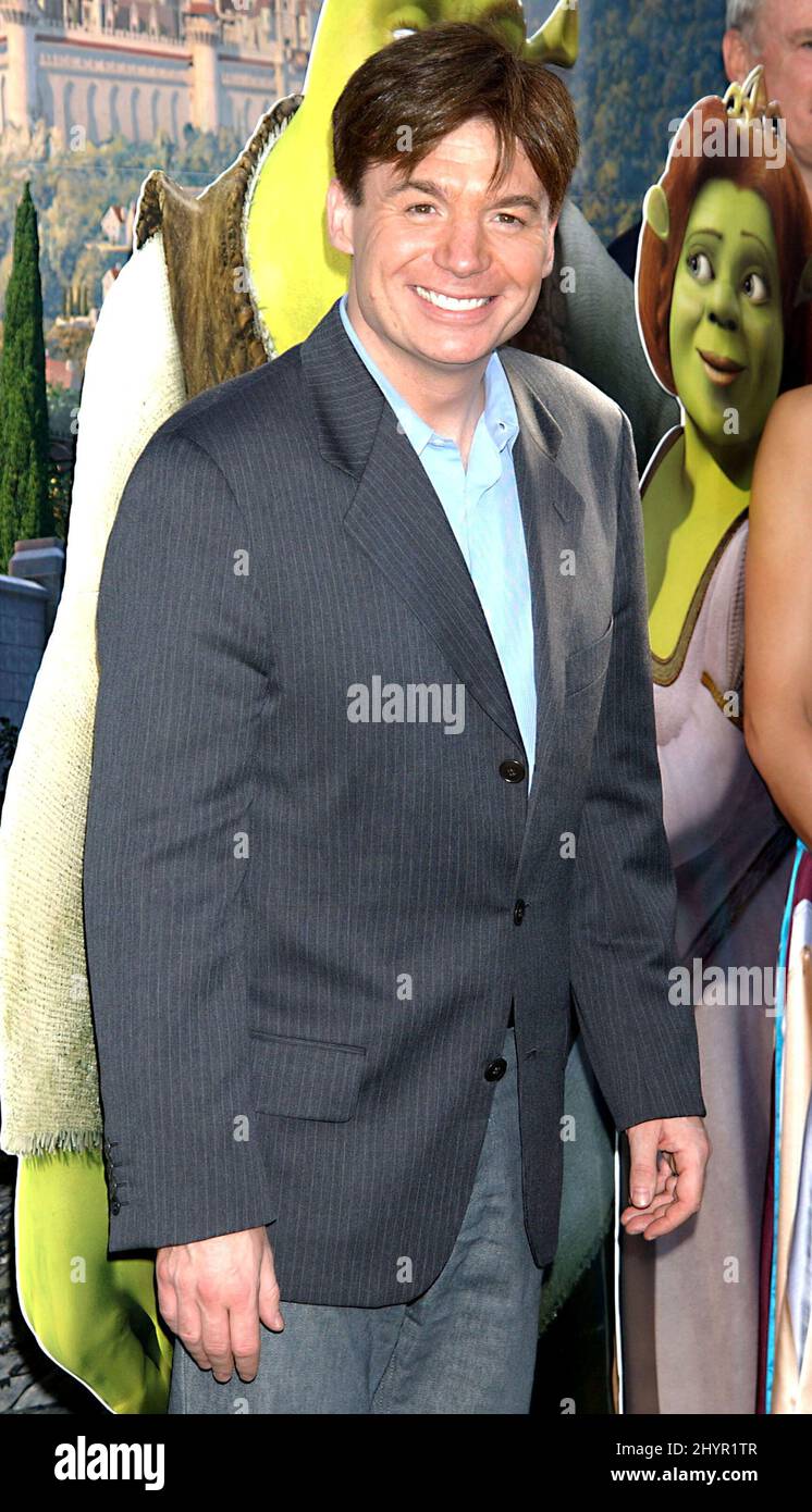 Mike Myers attends the 'Shrek 2' Film Premiere in California. Picture ...