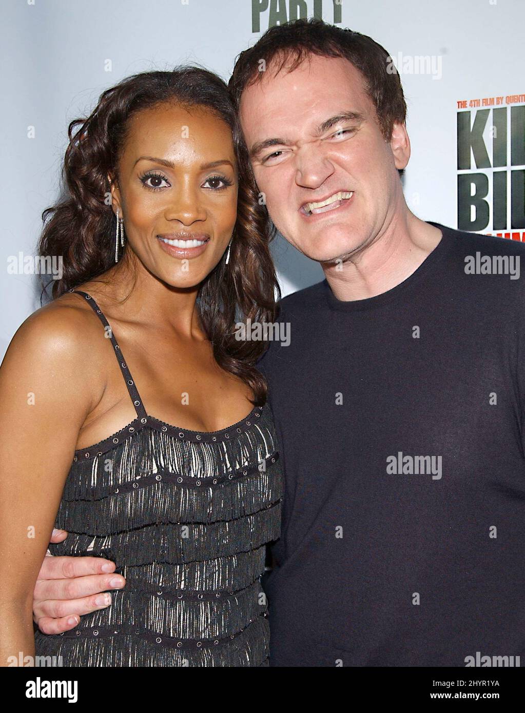Quentin Tarrantino & Vivica A Fox attend the 'Kill Bill Vol.1' DVD ...