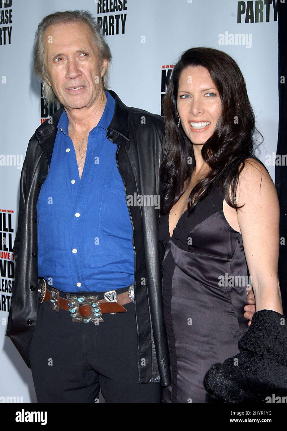 David Carradine & Annie Bierman attend the 'Kill Bill Vol.1' DVD ...