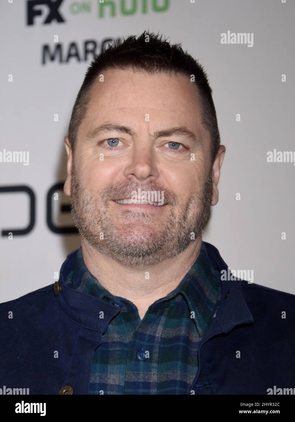 Nick Offerman at FX on Hulu's "Devs" Los Angeles Premiere held at the ...