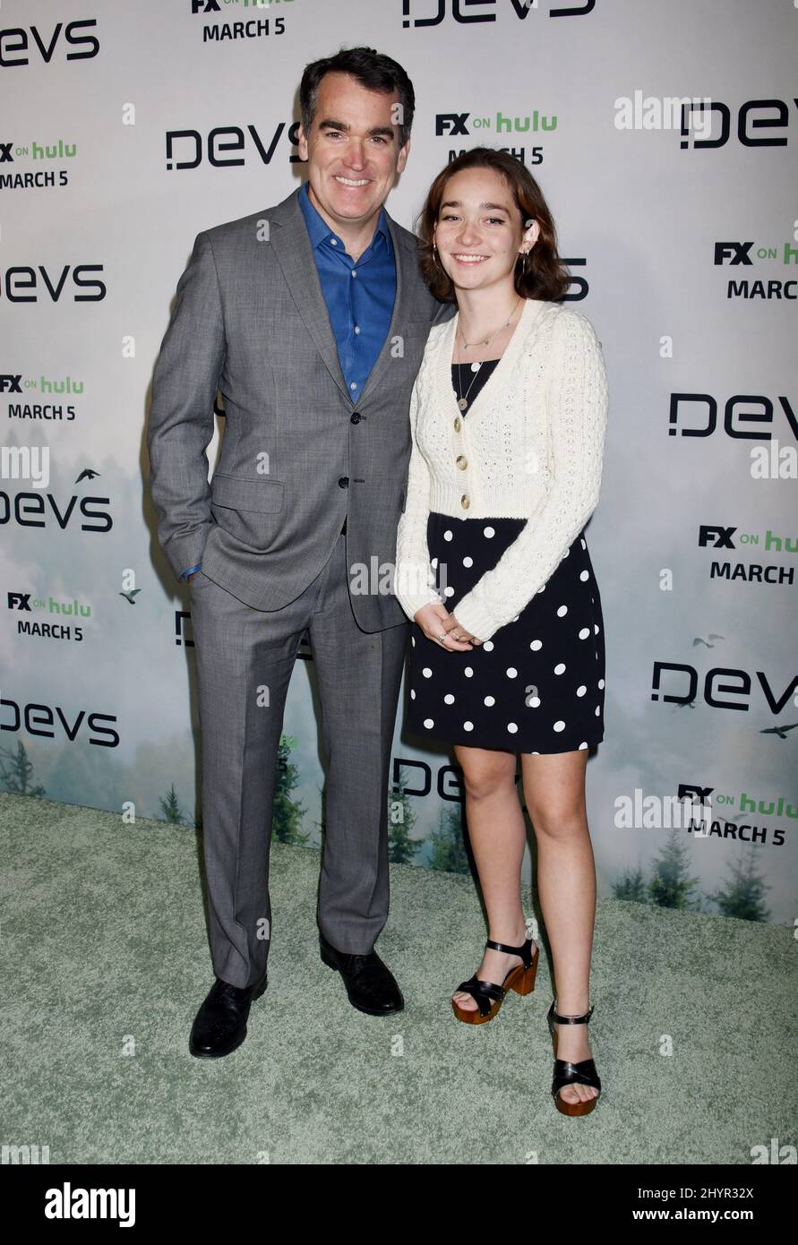Brian d'Arcy James and Grace James at FX on Hulu's "Devs" Los Angeles ...