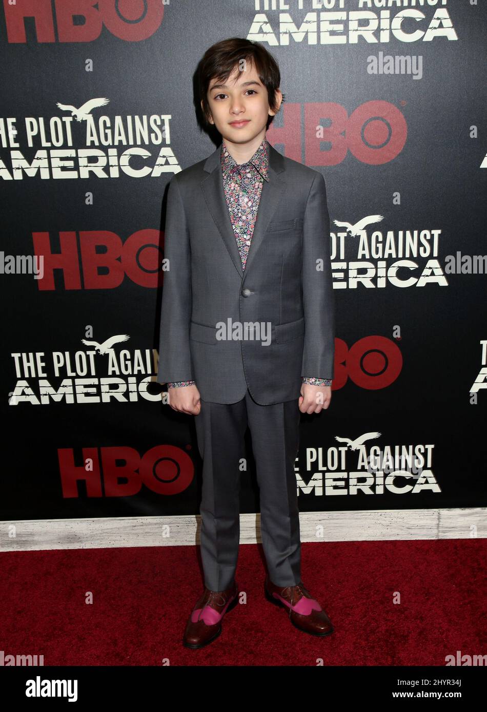 Azhy Robertson attending HBO's 'The Plot Against America' New York ...