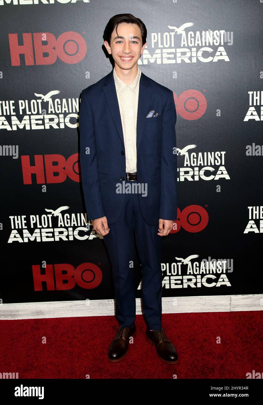 Caleb Malis attending HBO's 'The Plot Against America' New York ...