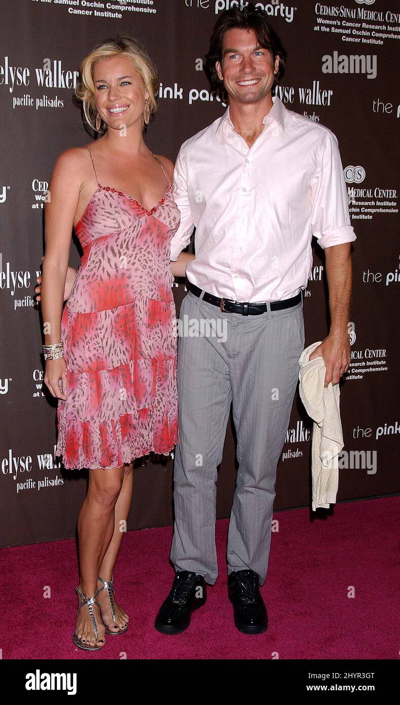 Rebecca Romijn and Jerry o'Connell attend the Elyse Walker Pink Party ...
