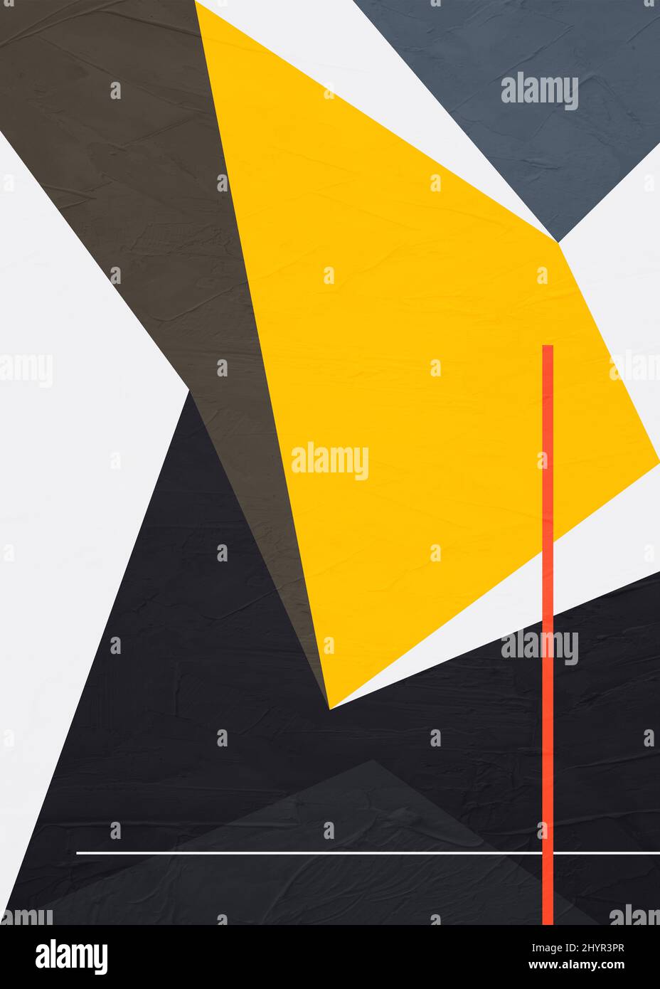 Abstract art of geometric shapes with colorful texture Stock Photo - Alamy