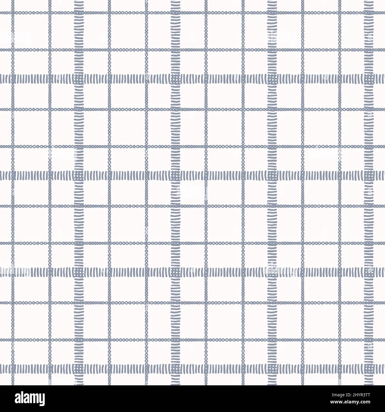 Farmhouse seamless check vector pattern. Gingham baby color checker ...