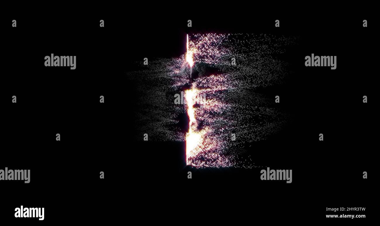 Image of nft crypto currency hologram symbol spinning over black ...