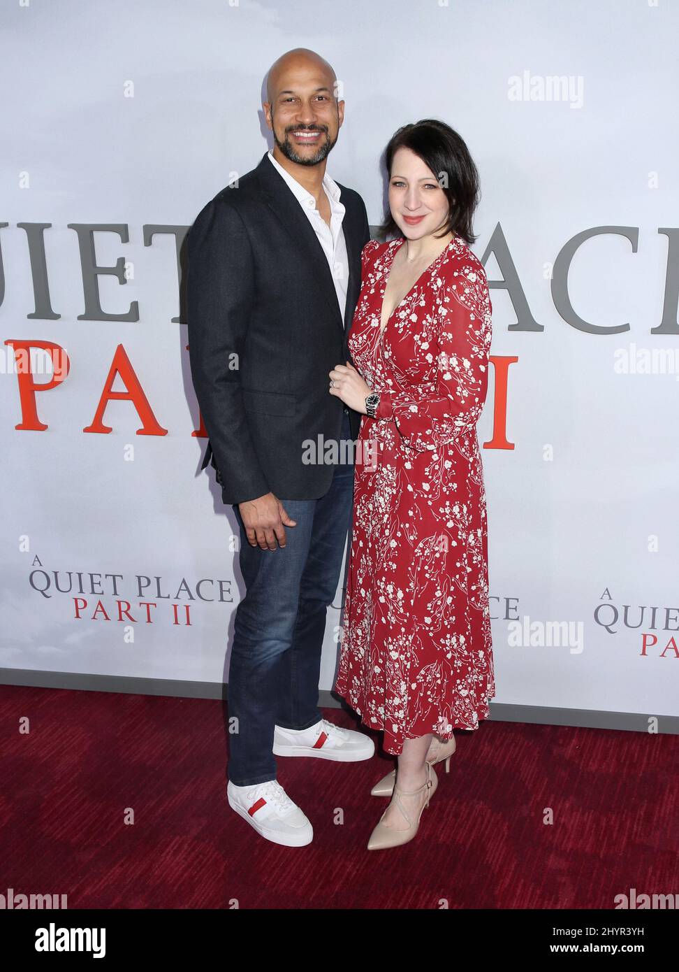 Keegan-Michael Key & Elisa Key attends the A Quiet Place Part II ...